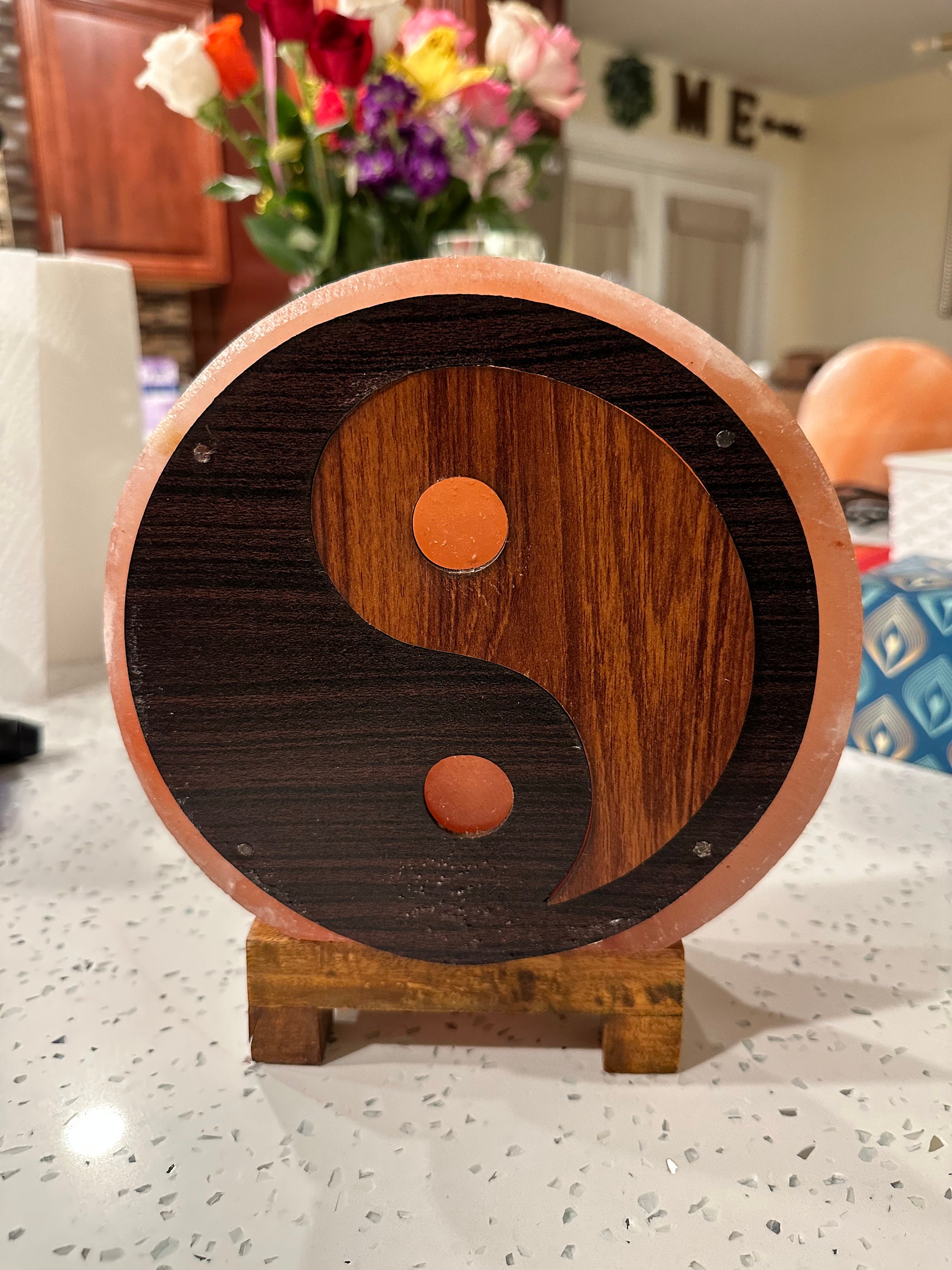 Modern Design Ying Yang Shape Lamp - Classic Design Salt Lamp - Modern ...