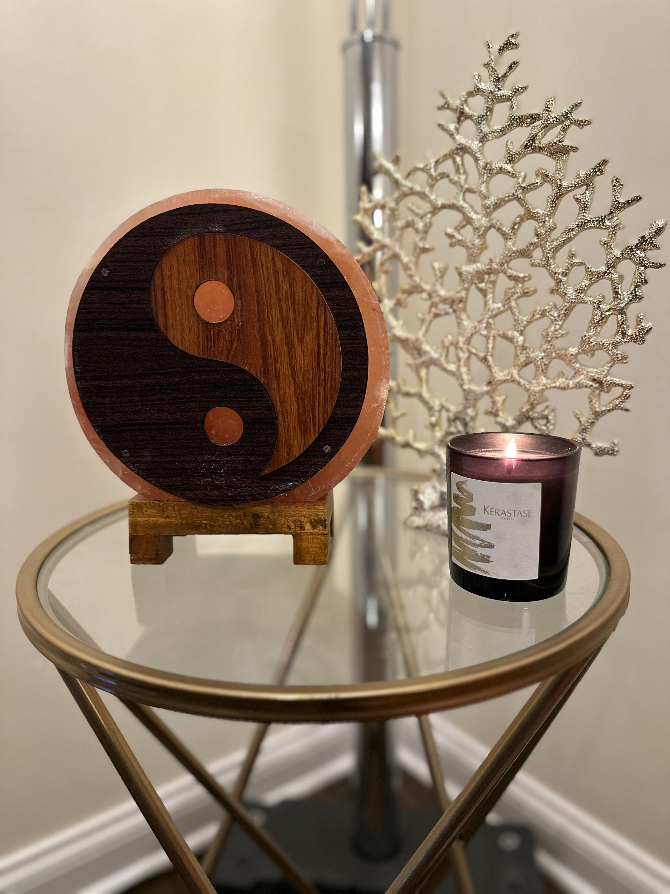 Modern Design Ying Yang Shape Lamp - Classic Design Salt Lamp - Modern ...