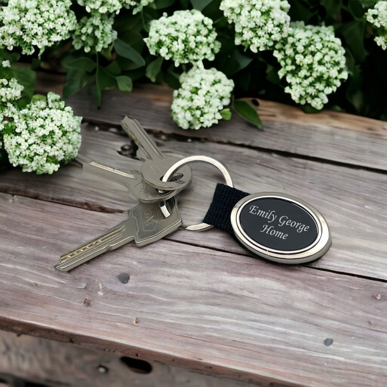 Personalized Name Keychain Customized Drive Safe Keyring Metal Keychain ...