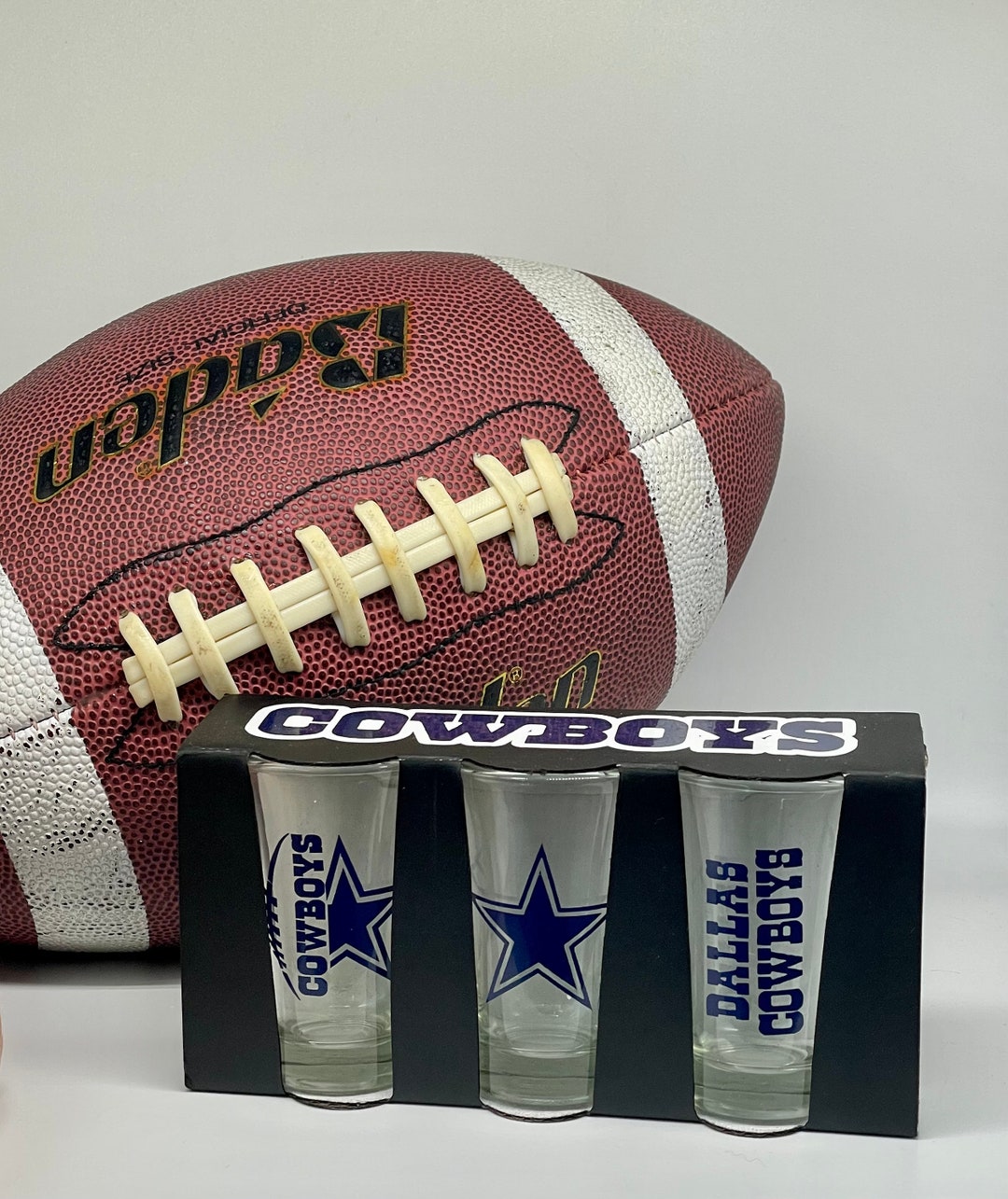 NFL Inspired Shot Glasses 3 Set Cowboys Glasses Dallas - Etsy
