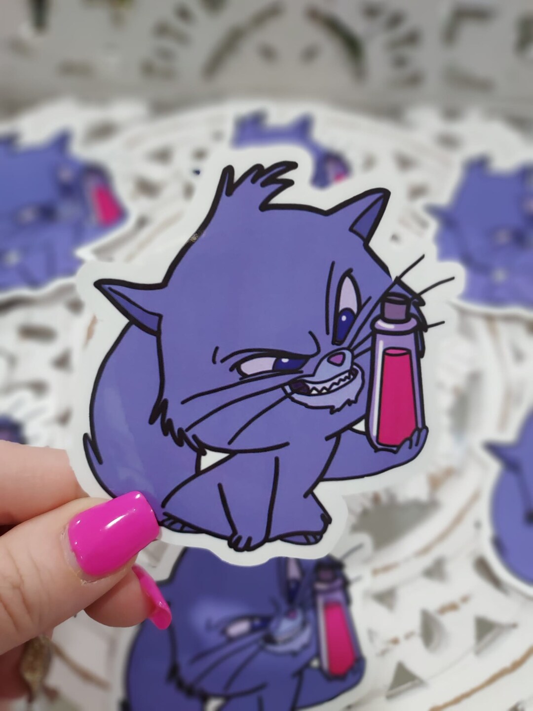Yzma Cat Vinyl Sticker - Etsy