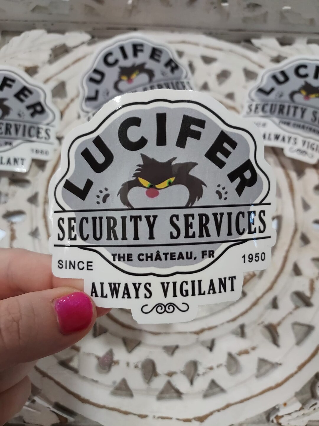 Evil Security Sticker - Etsy