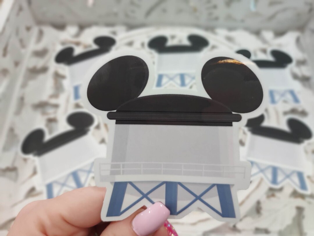 Mouse Tower Vinyl Sticker - Etsy