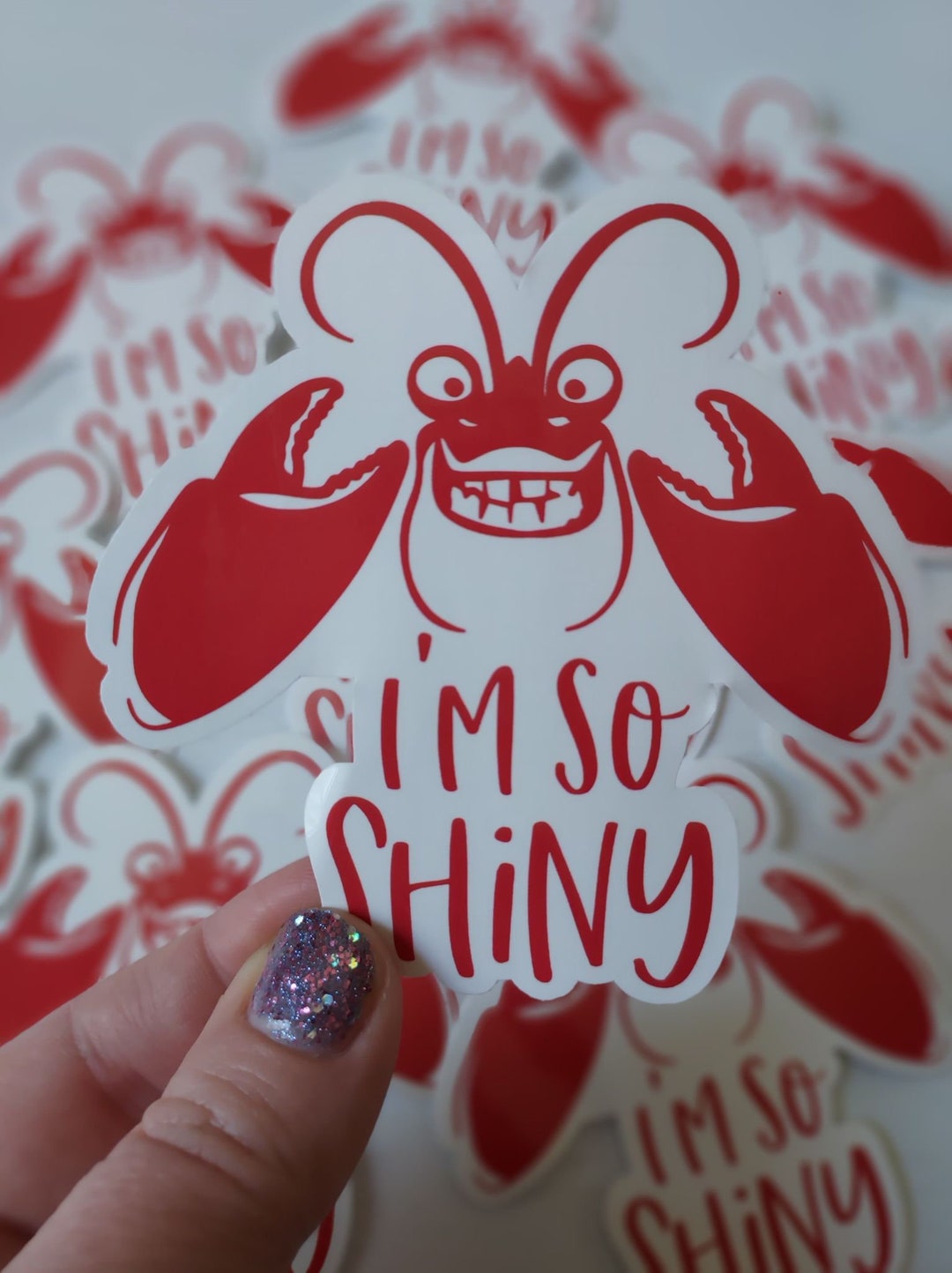 I'm so Shiny Sticker / Villain - Etsy