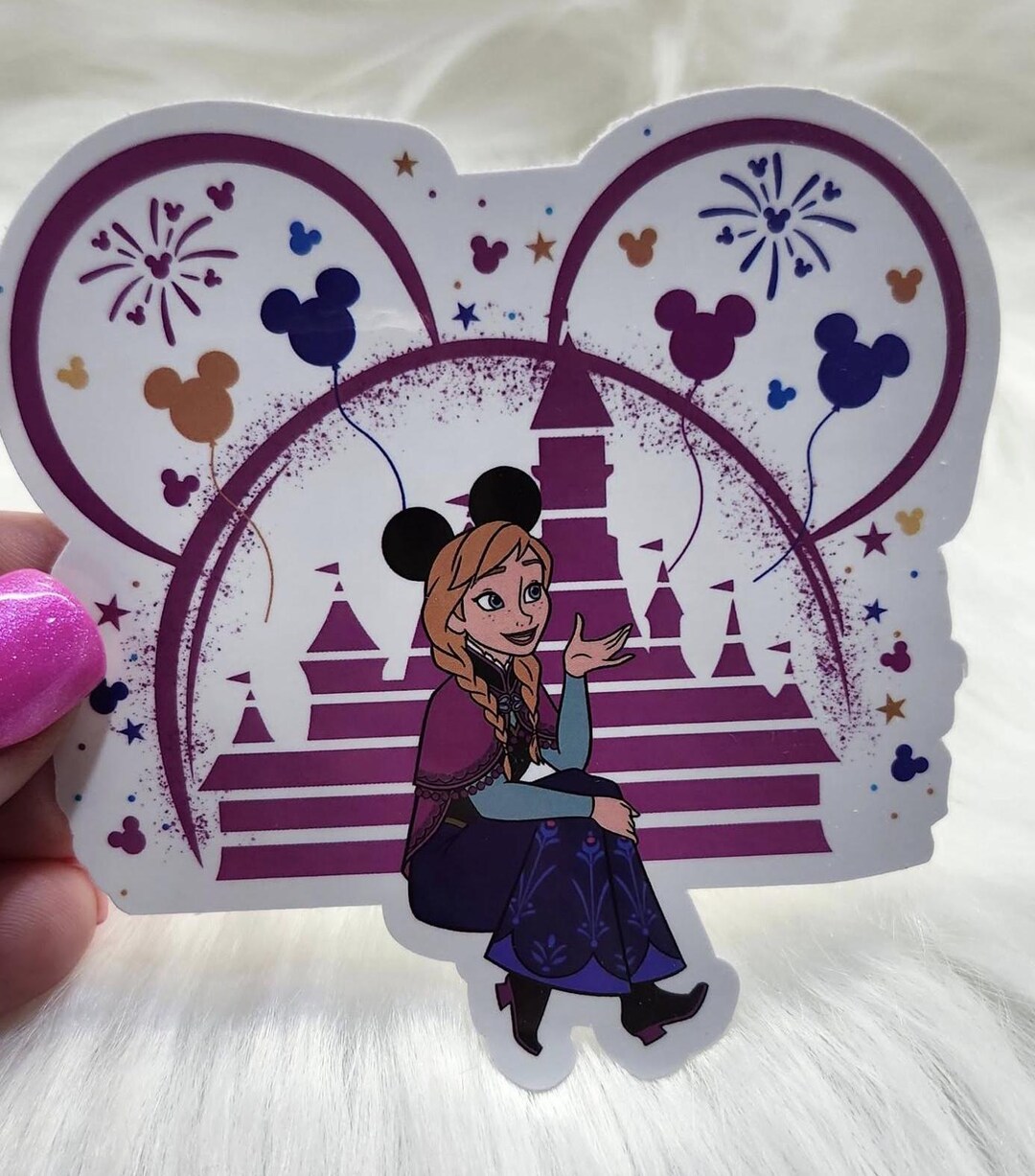 Ana and Ears Vinyl Sticker - Etsy