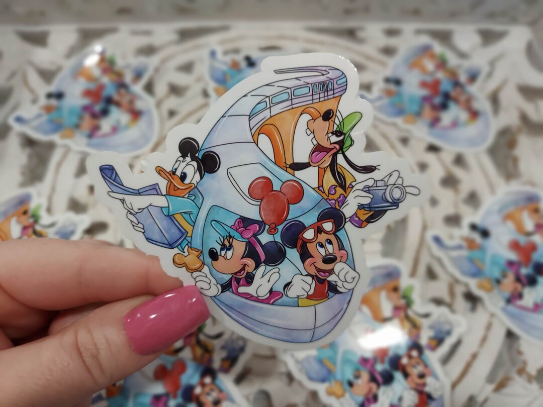 Monorail Friends Vinyl Sticker - Etsy