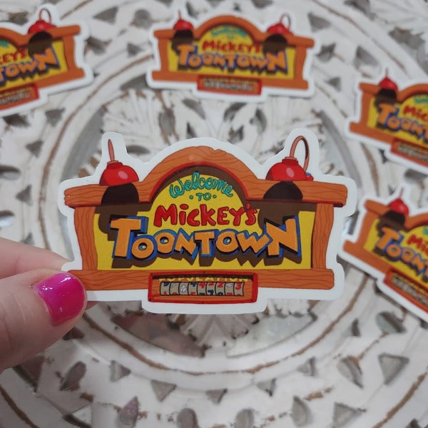 Toontown Sticker - Etsy