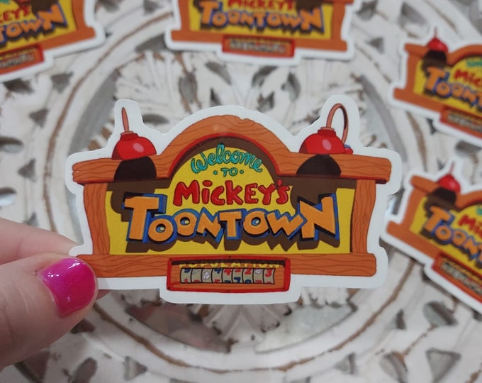 Toontown Sticker - Etsy