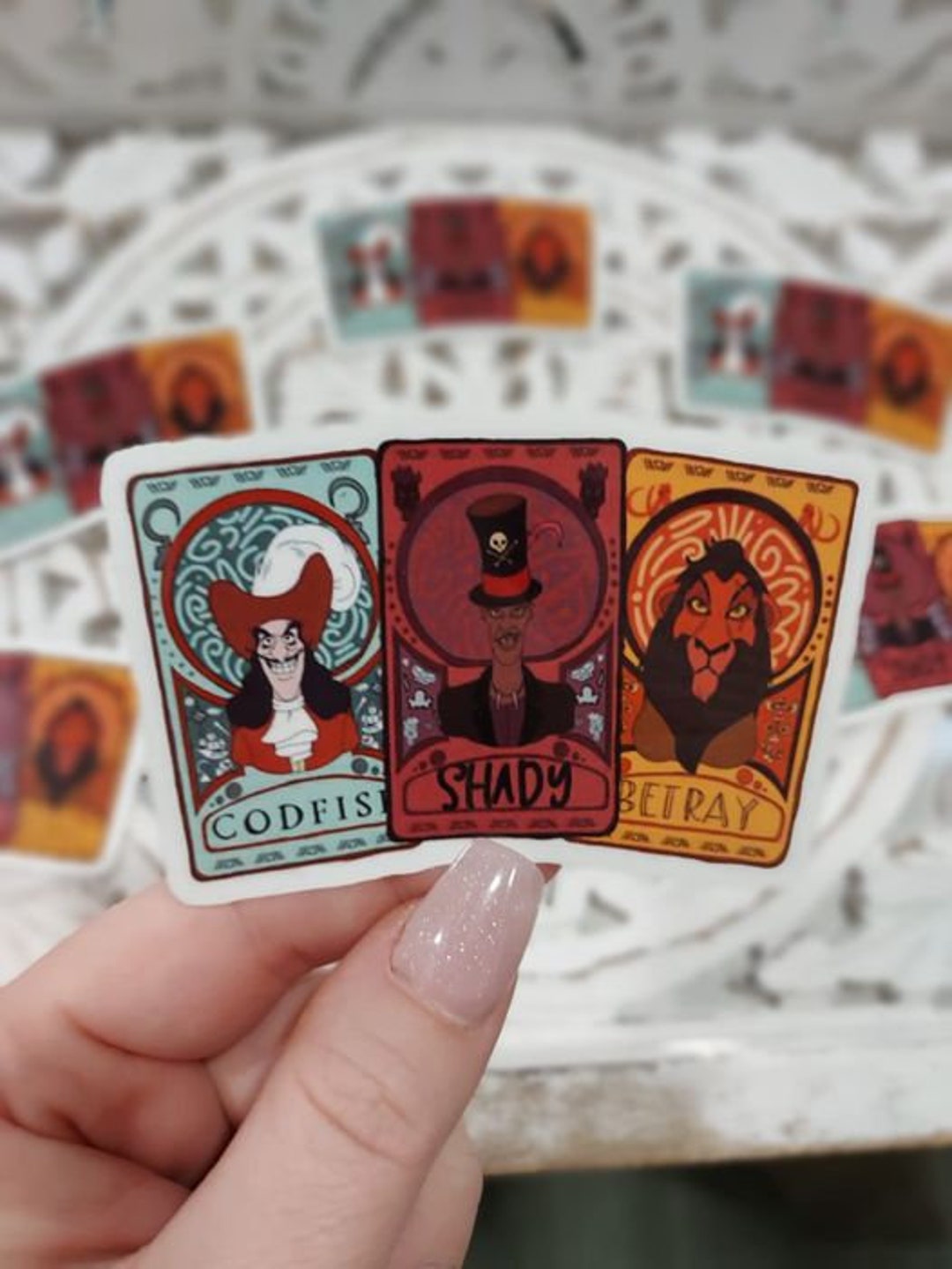 Evil Cards Vinyl Sticker - Etsy