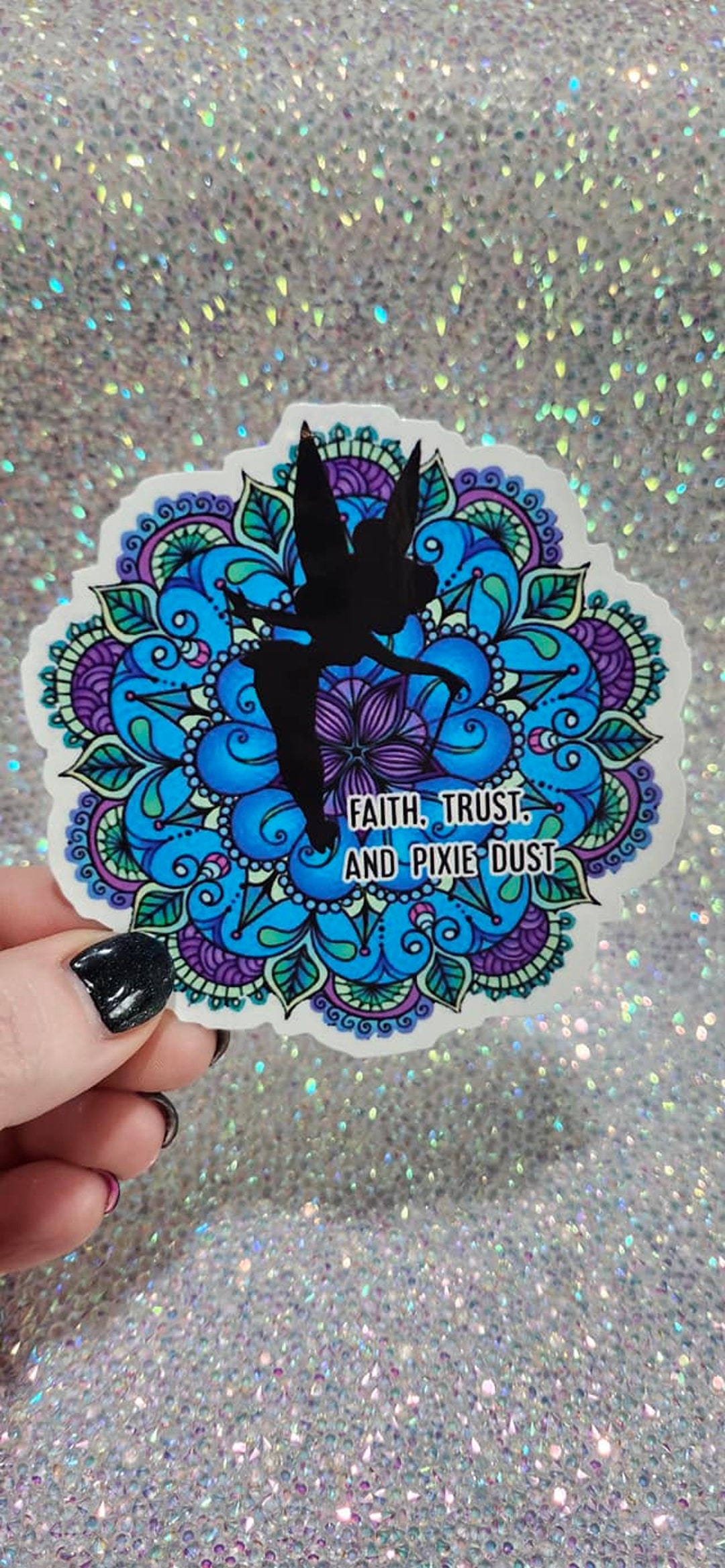 Faith, Trust, Pixie Dust Sticker - Etsy