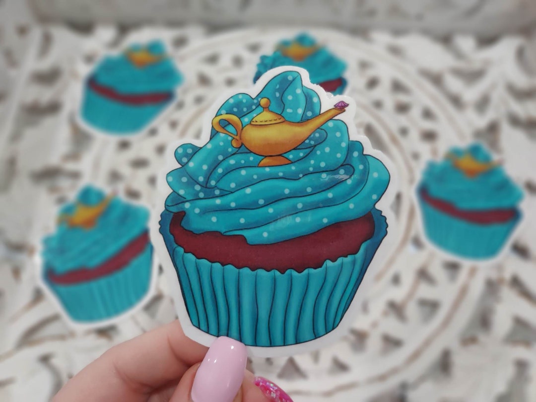Lamp Cupcake Vinyl Sticker / Park Snacks - Etsy