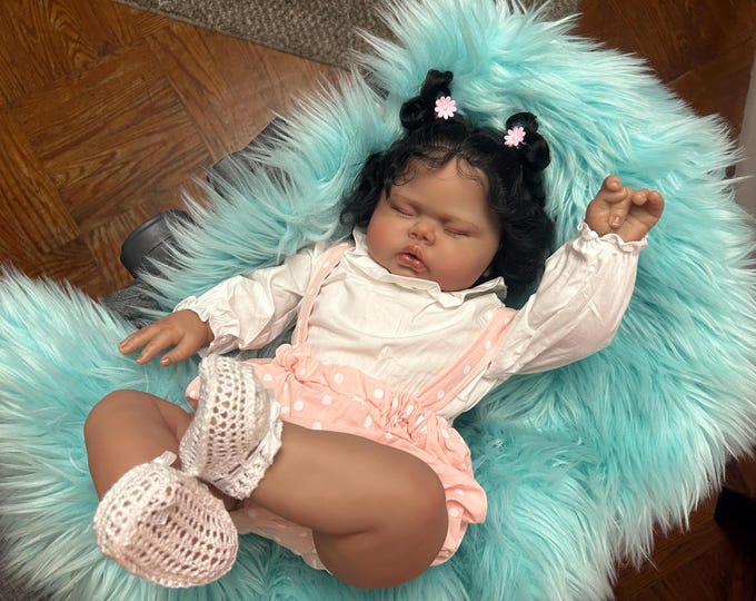 Dark Skin Pickle Reborn Dolls for Girls, Flexible Limbs - Etsy