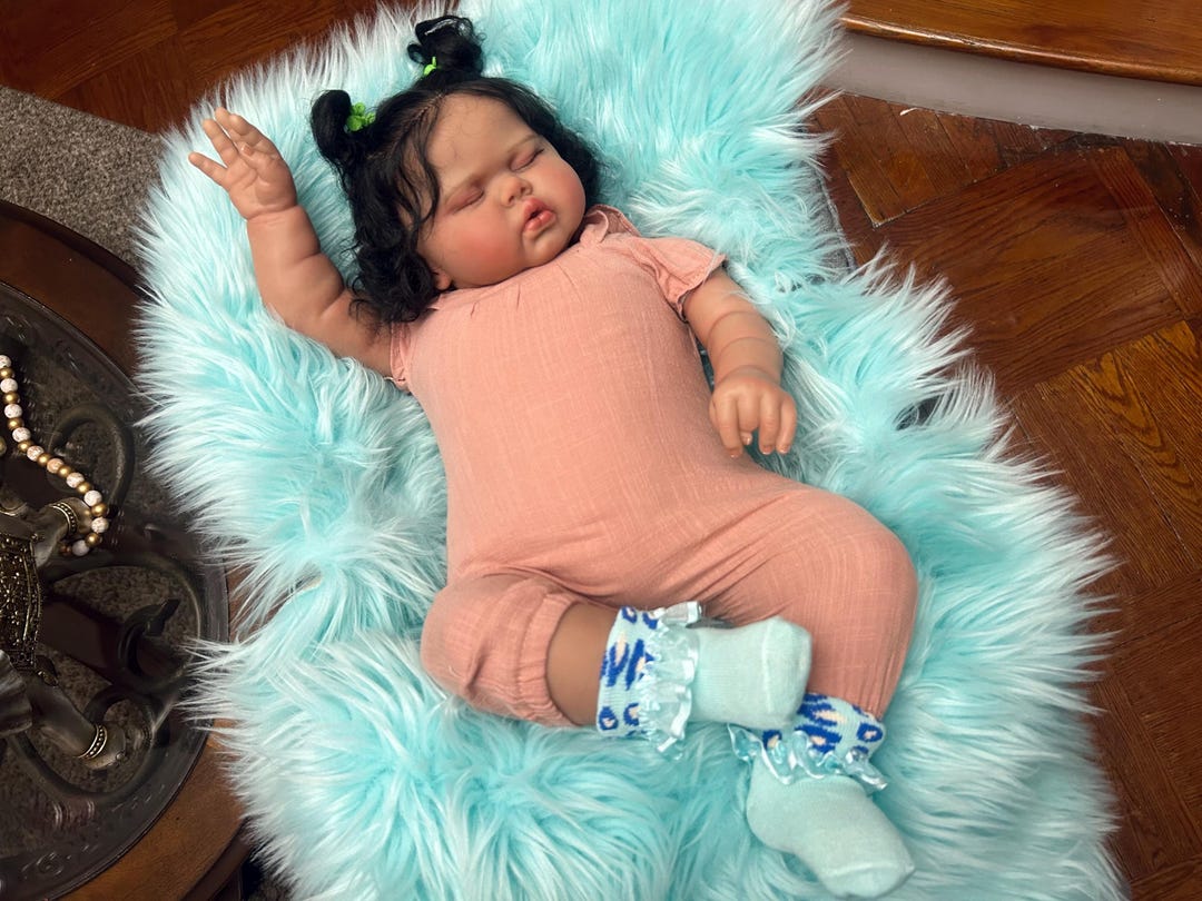 Dark Skin Pickle Reborn Dolls for Girls, Flexible Limbs - Etsy