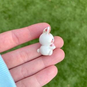 Cute Fathers Day/ Mothers Day Bunny Charm - Includes Lobster Claw ...