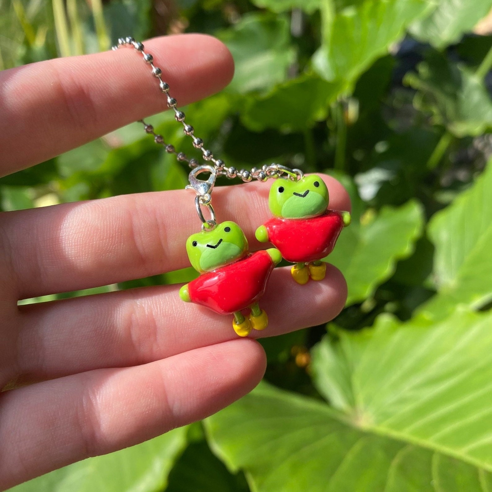 Mini Froggy Friends - Polymer Clay - Cute Charms - Dolls - Kawaii - Etsy