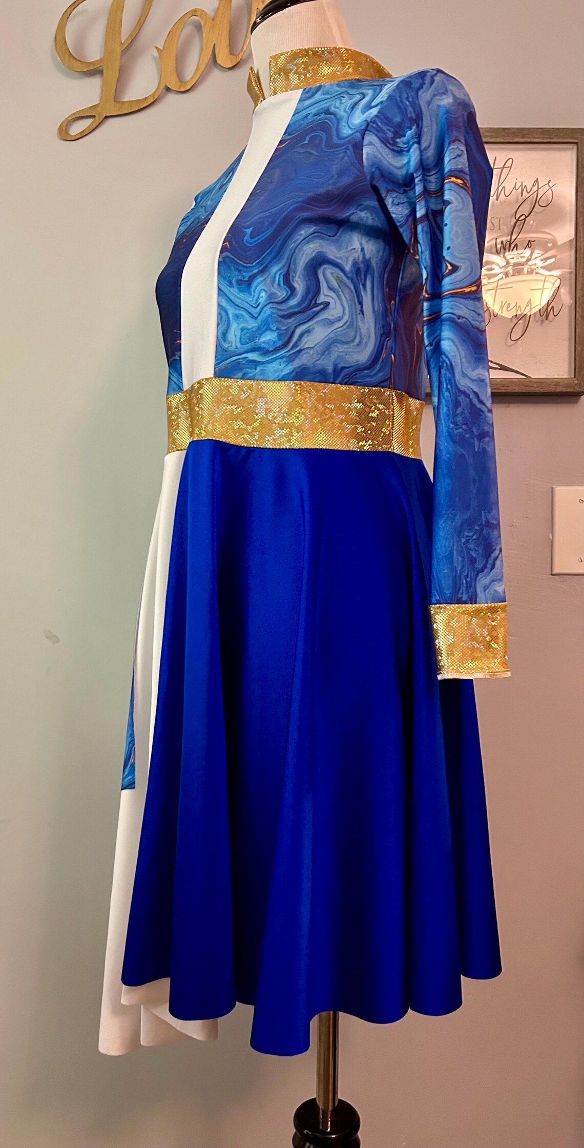 PRINCE OF PEACE Worship Overlay / Prophetic Dance Dress / Efod De Danza ...