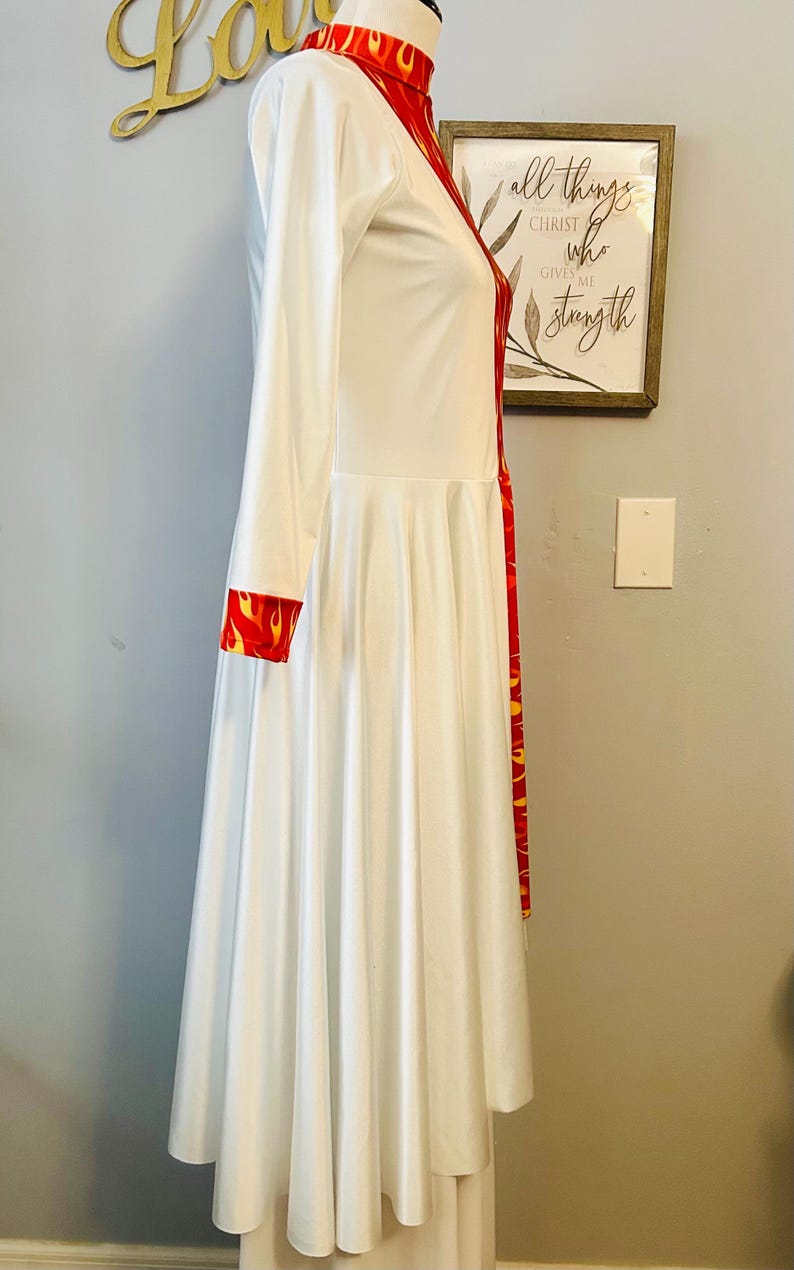 PENTECOST Worship Overlay / Prophetic Dance Dress / Efod De Danza ...