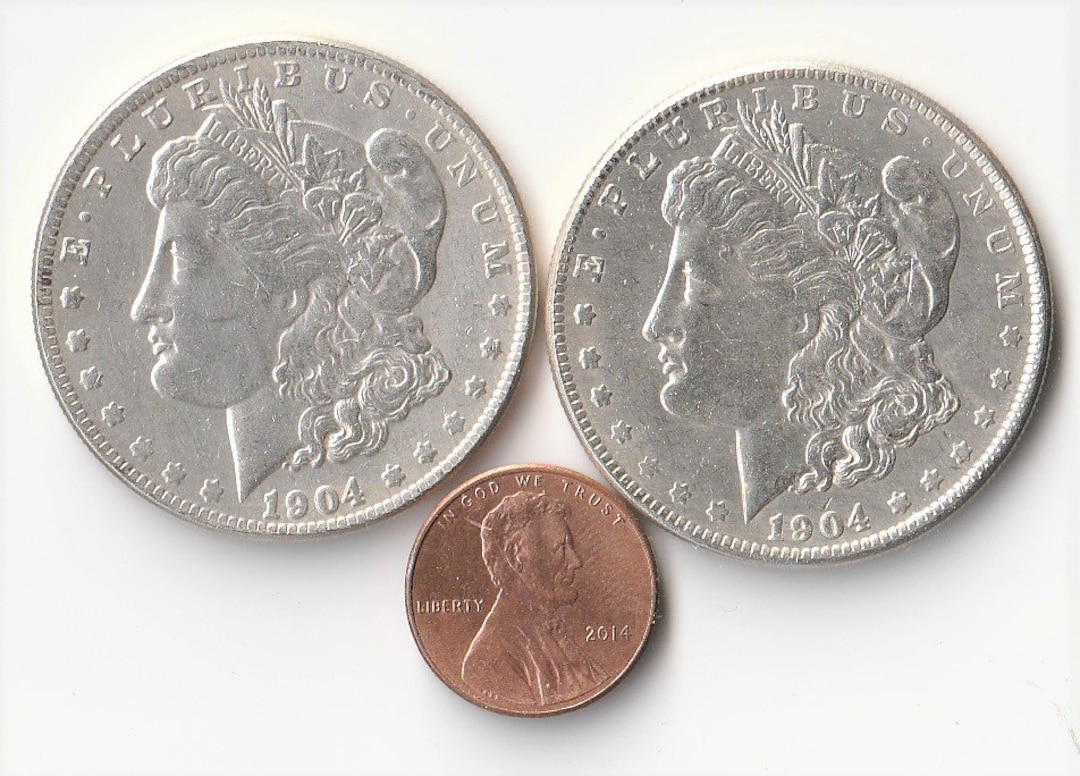 1921 Morgan Dollar Style Two Face Two Headed Magic Trick Lucky Coin ...