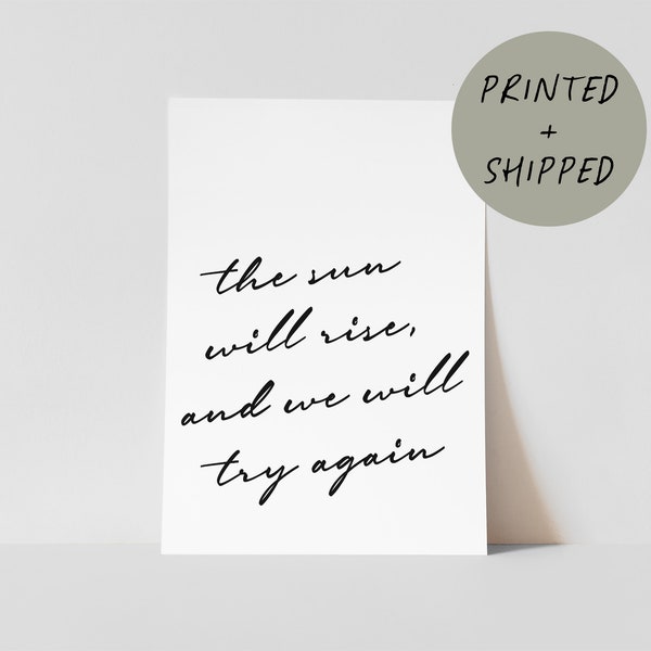 We Live by the Sun - Etsy