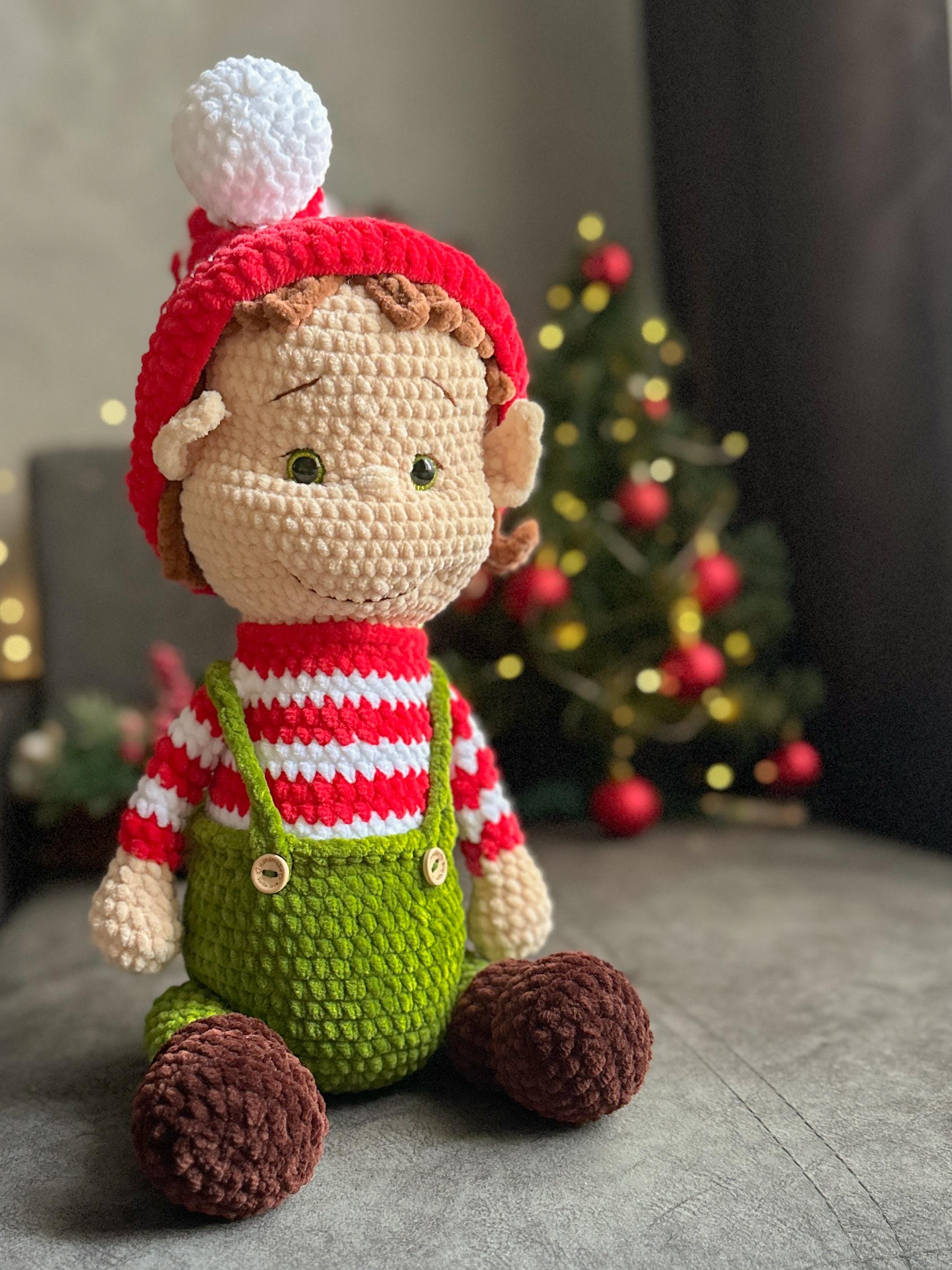 Crochet Christmas Elf Pattern in Eng/german. Diy Crochet Gift for ...