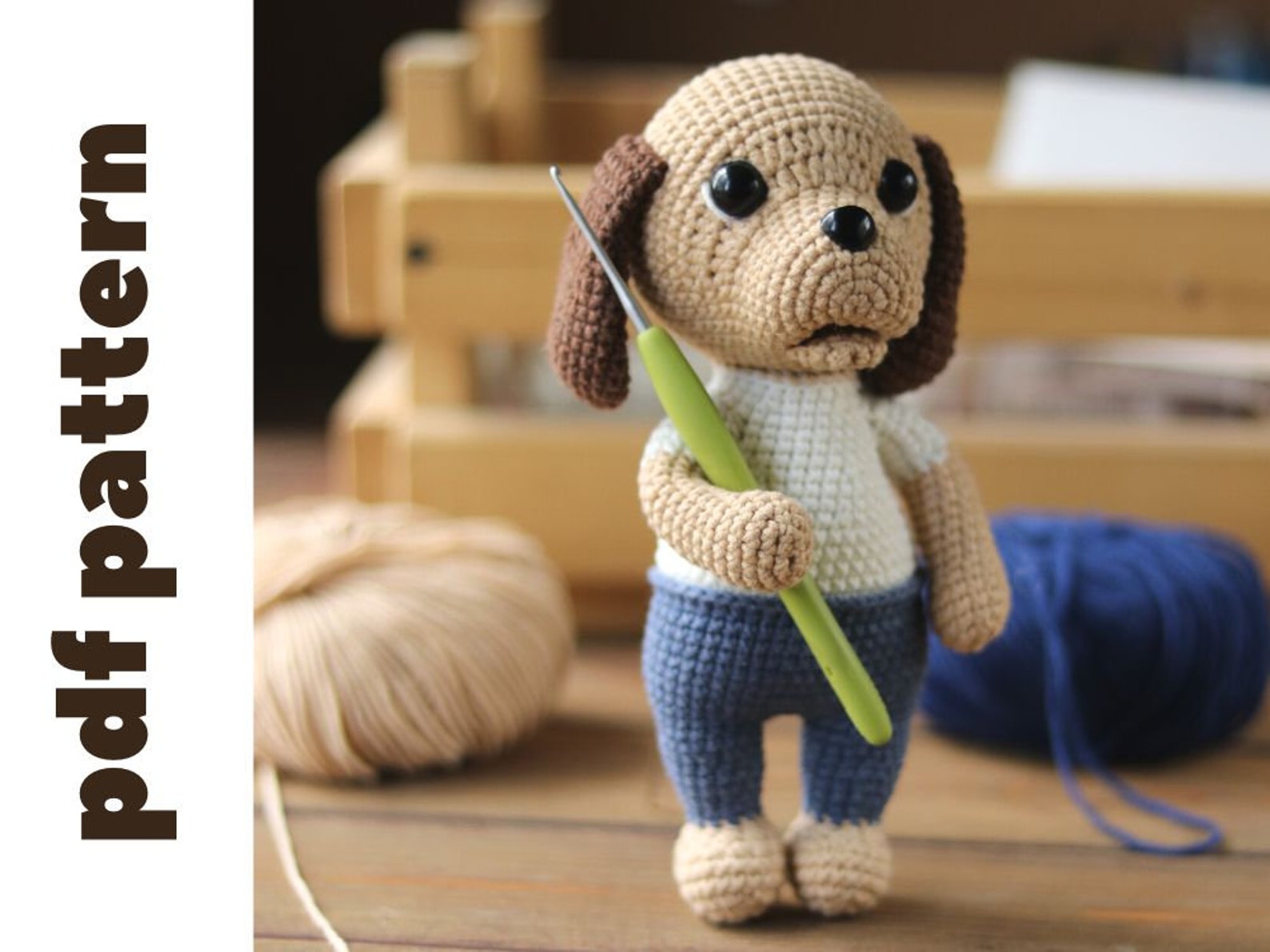 Crochet Puppy Pattern. Cute Dog Crochet Pattern. Amigurumi - Etsy Australia