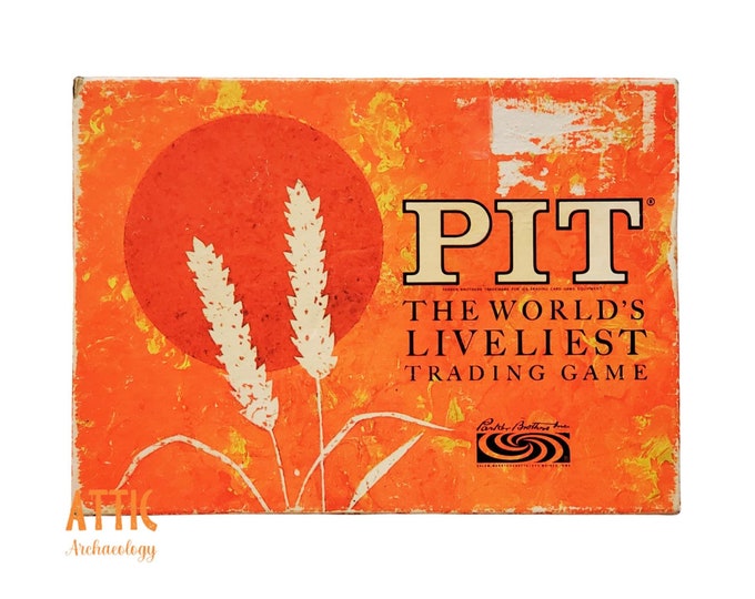 Vintage 1960s Pit Card Game, Original 1960s Parker Brothers Pit Game ...