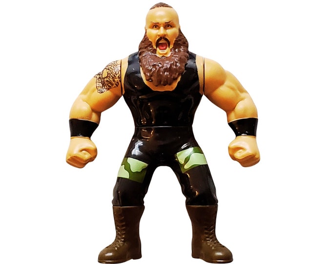 WWE Braun Strowman Action Figure, Retro Series Braun Strowman ...