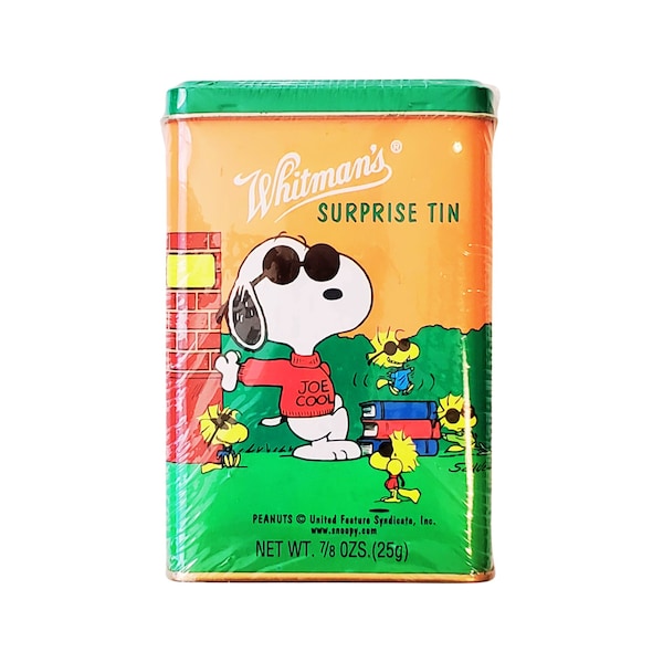 Vintage Snoopy Tin - Etsy