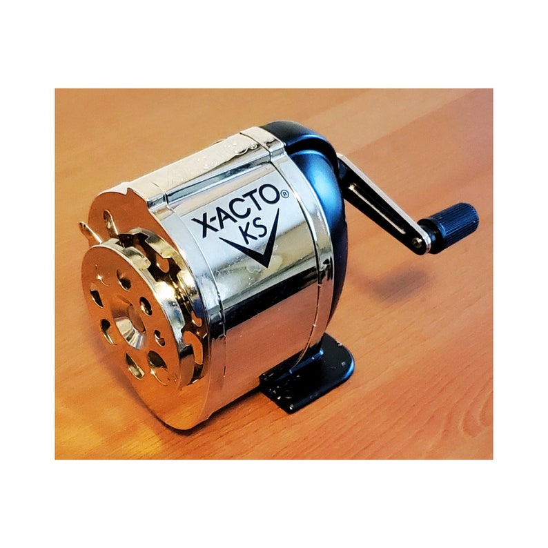 2000s X-acto Manual Pencil Sharpener, Vintage Metal Desktop Pencil ...