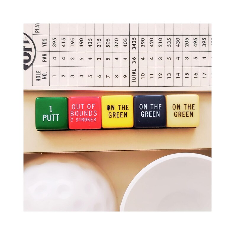 Vintage 1970s Teed off Game, Vintage Golf Board Game, Rare Golfing Dice ...