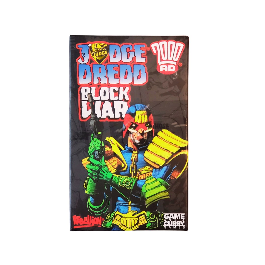 Judge Dredd Block War Game, Judge Dredd Card Game, in Excellent ...