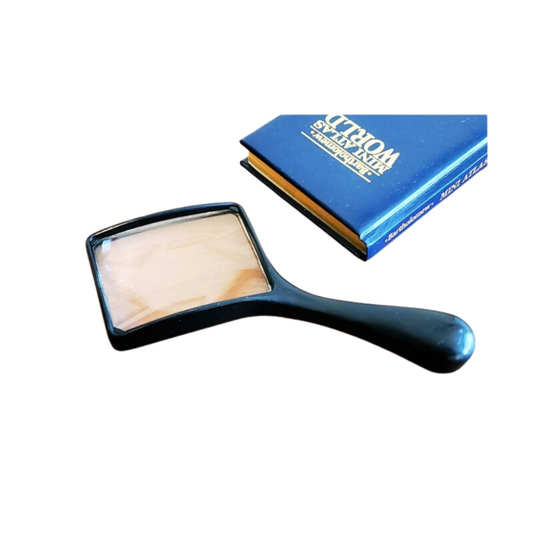 Vintage Coil Magnifying Glass, Vintage Square Magnifying Glass, Made in ...