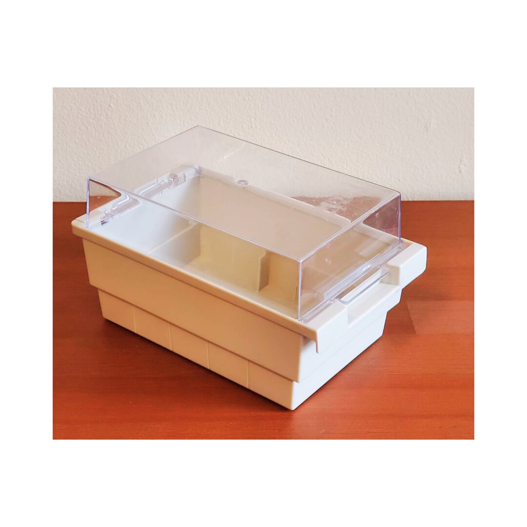 Vintage Floppy Disk Storage Case, 1990s Office Organizer, Vintage Desk ...