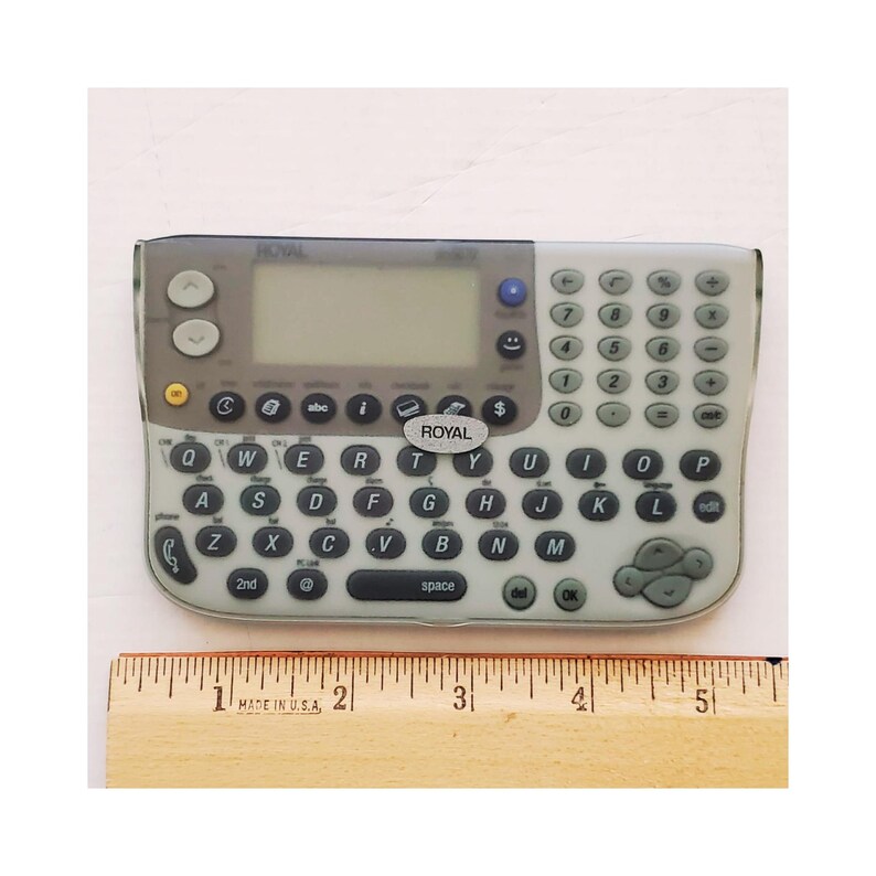 2000s Electronic Personal Organizer, Royal Electronic Agenda, Tested ...