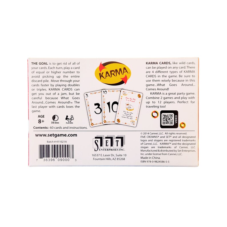Karma Card Game, Like New (karma Game, Karma Board Game, Strategy Game ...