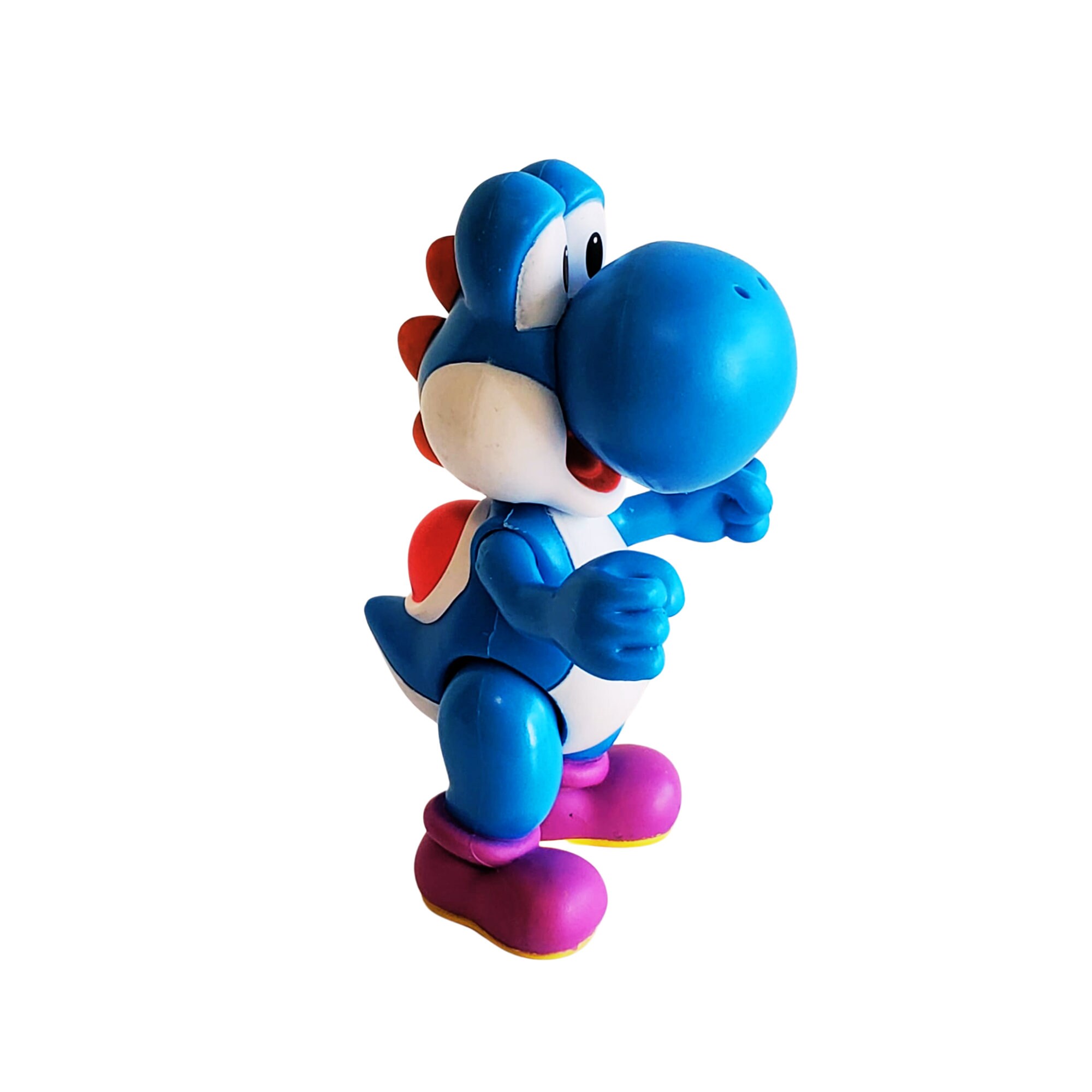 Blue Yoshi Action Figure, 6", by Jakks, Posable, in Excellent Condition ...