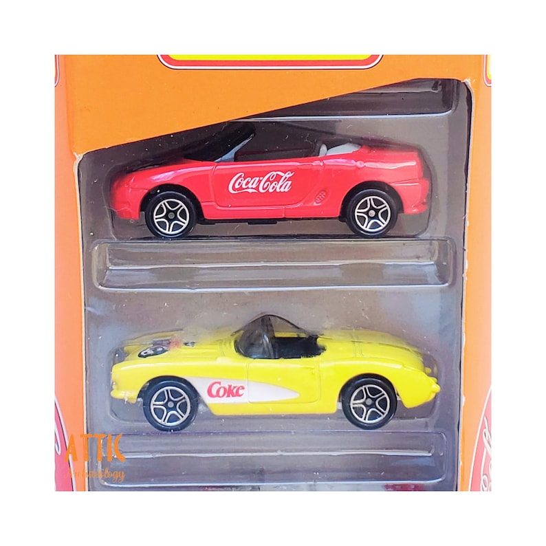 Vintage 1990s Matchbox Diecast Coca-cola 5 Car Pack, Sealed Like New ...