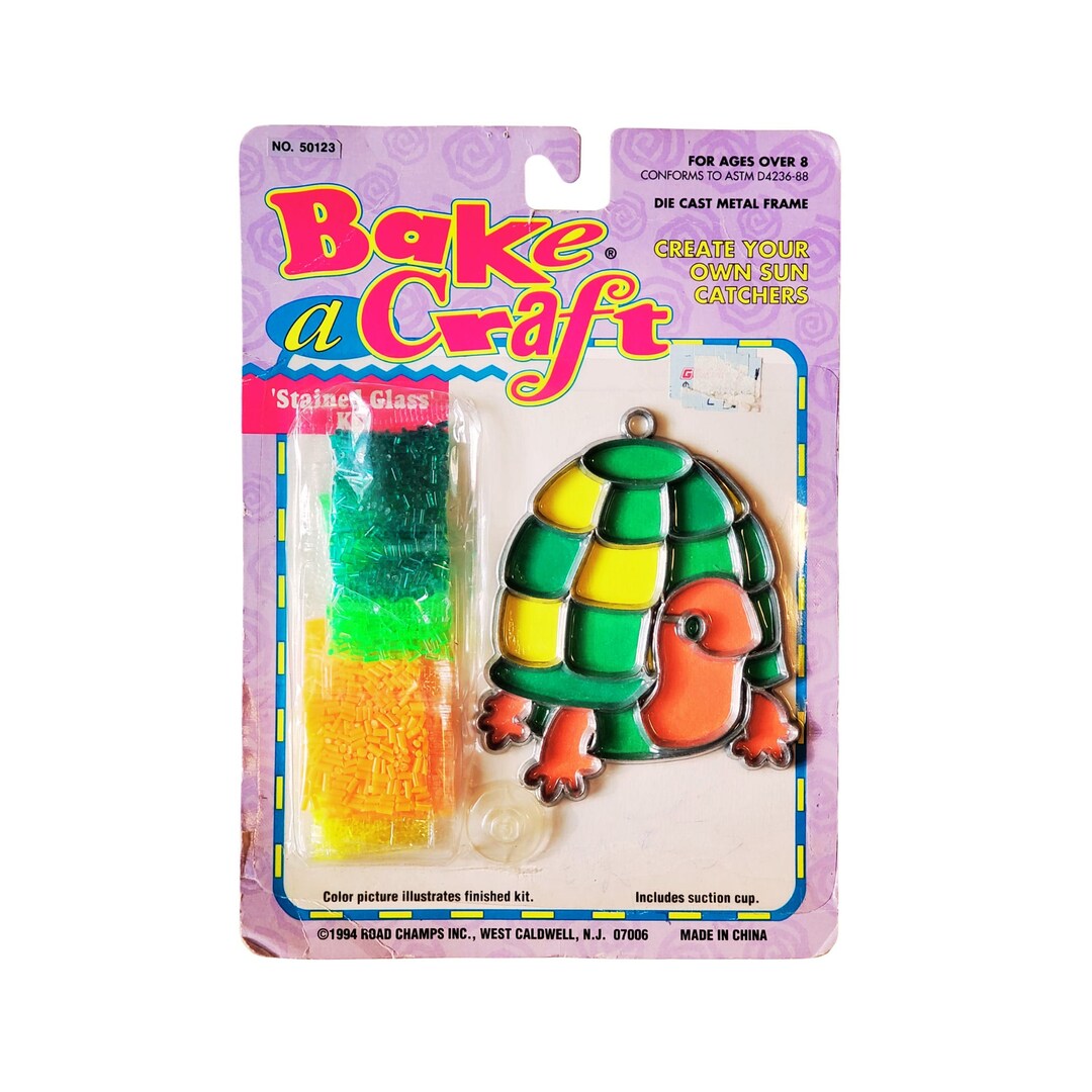 Sealed/vintage 1990s Bake a Craft, by Road Champs-vintage Turtle Craft ...
