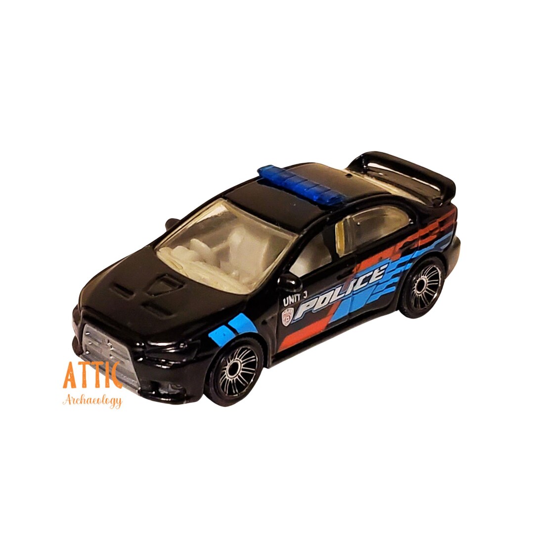 Matchbox Mitsubishi Lancer Evolution Police Car, Excellent Condition, 1 ...
