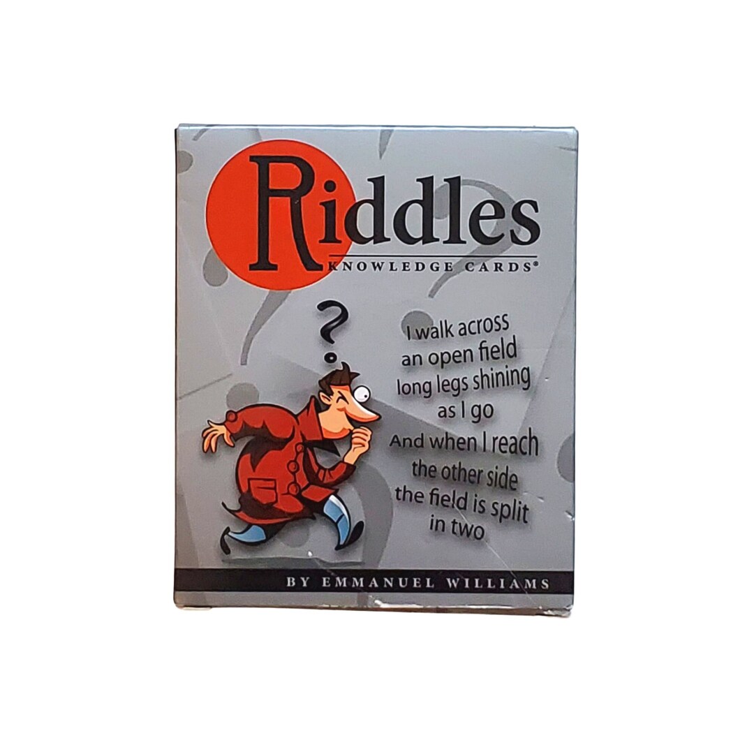 Sealed Riddles Knowledge Cards, Rhymes/wordplay/enigma Cards (learning ...