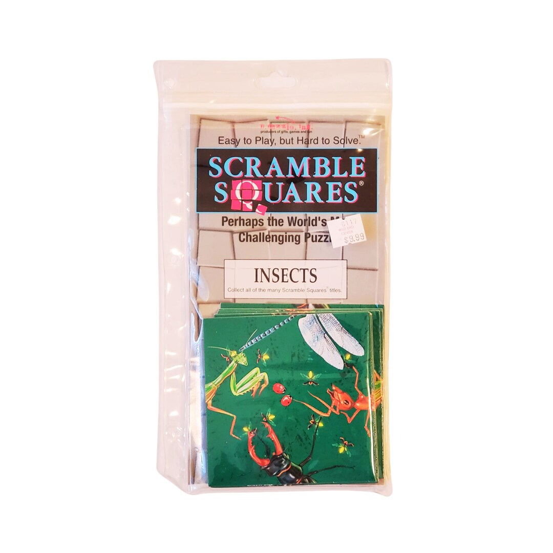 Scramble Squares Game Puzzle, Insects Tile Puzzle, B. Dazzle Inc ...