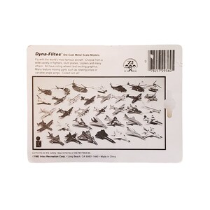 Vintage 1980s Diecast Military Airplane, Dyna-flites, Sealed (vintage ...