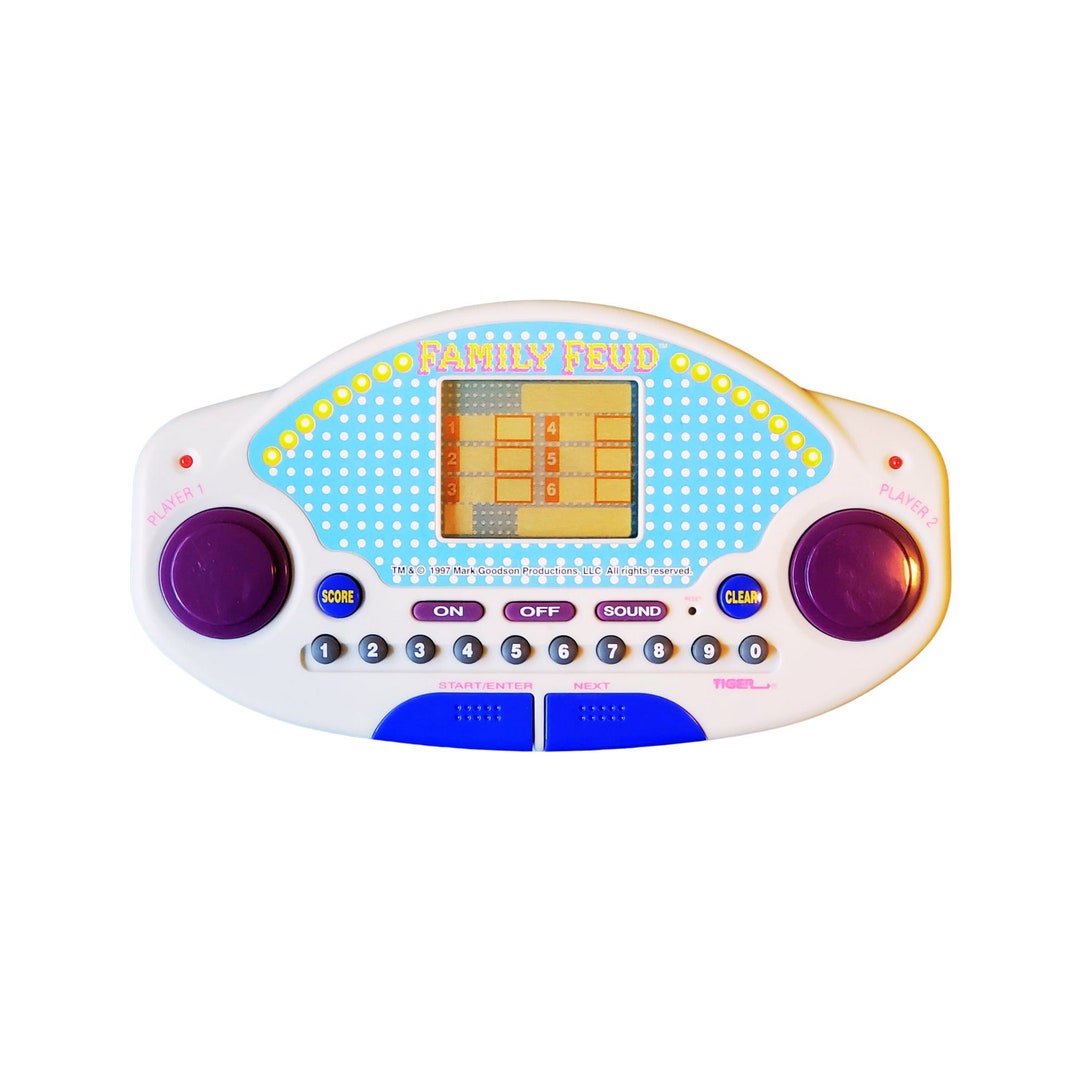 Vintage 1990s Family Feud Electronic Handheld Game Tiger - Etsy