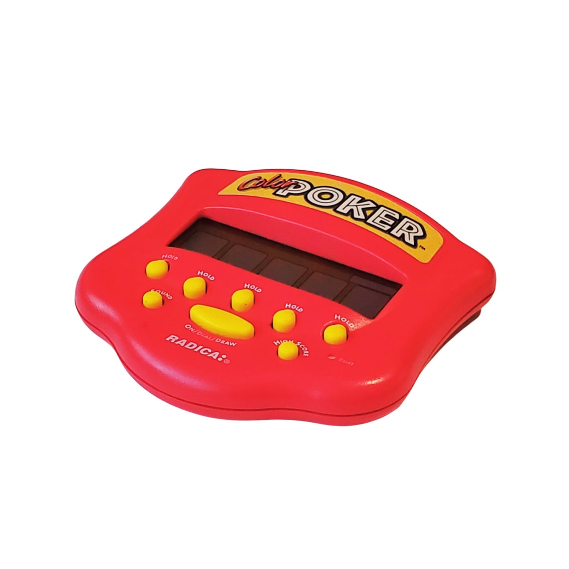 Vintage 1990s Radica Color Poker Electronic Handheld Game, Color ...