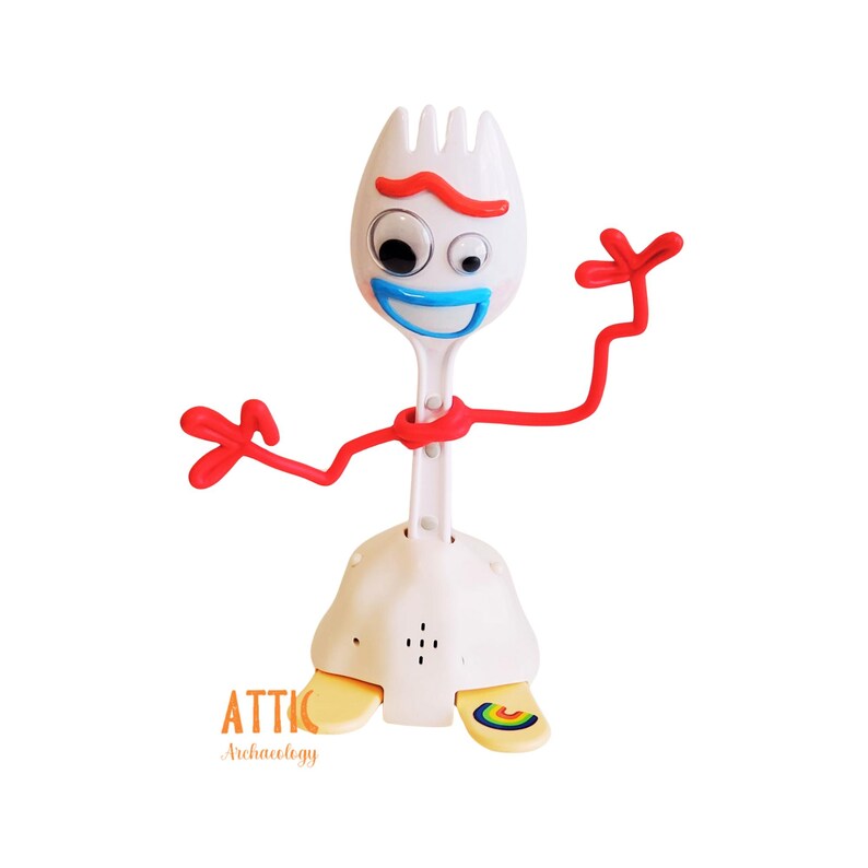 Toy Story Forky 12" Figure, by Thinkway, Talking Forky Figure, Pull ...