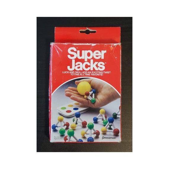 Vintage 1988 super Jacks Game by Pressman jacks - Etsy