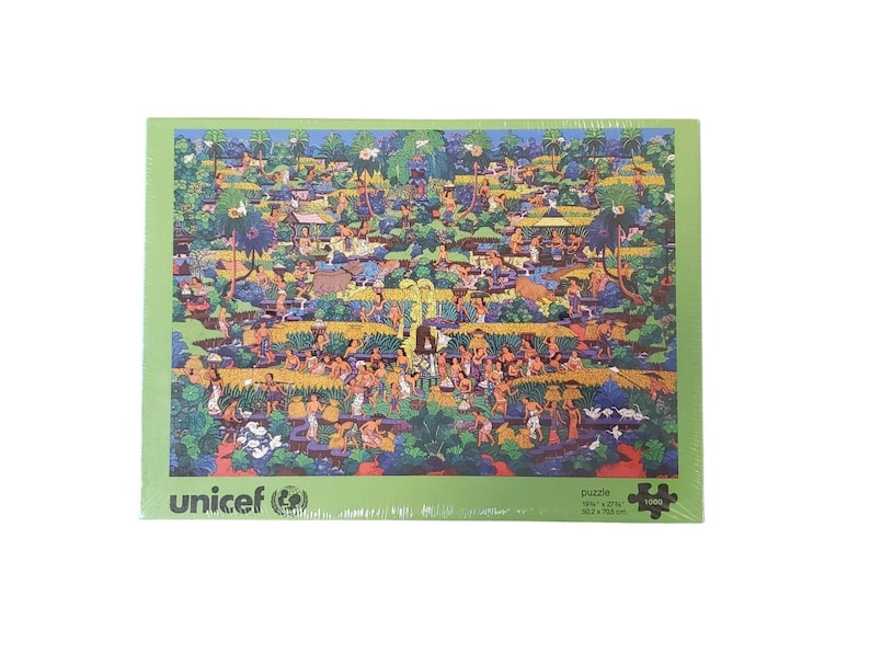 Vintage 1980s Unicef Puzzle, Made in the Federal Republic of Germany ...
