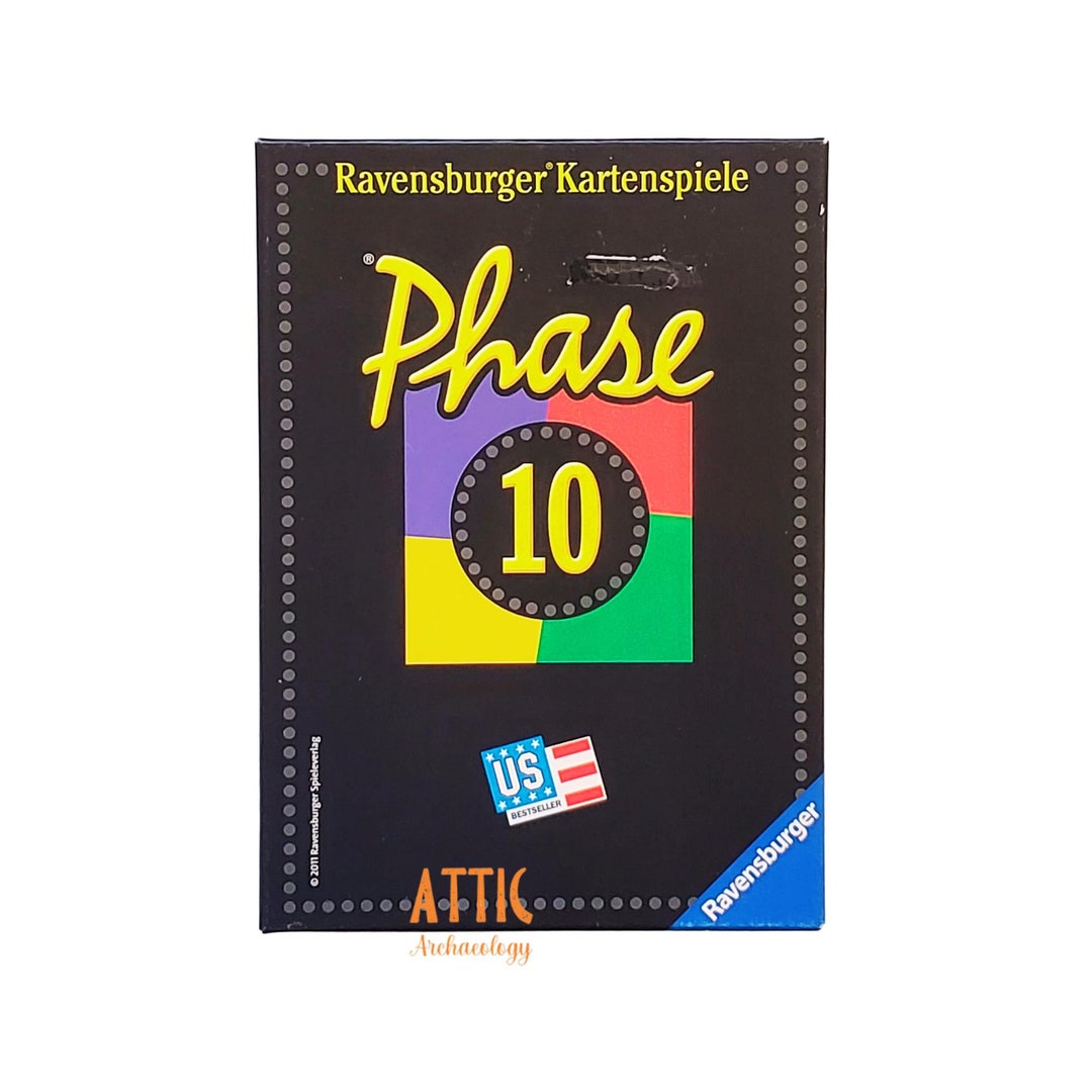 Ravensburger Phase 10 Card Game, Complete, Excellent Condition, Rare ...
