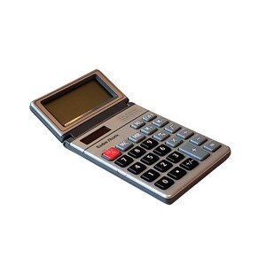 Vintage Radio Shack Solar Calculator, Adjustable Tilted Screen, GREAT ...