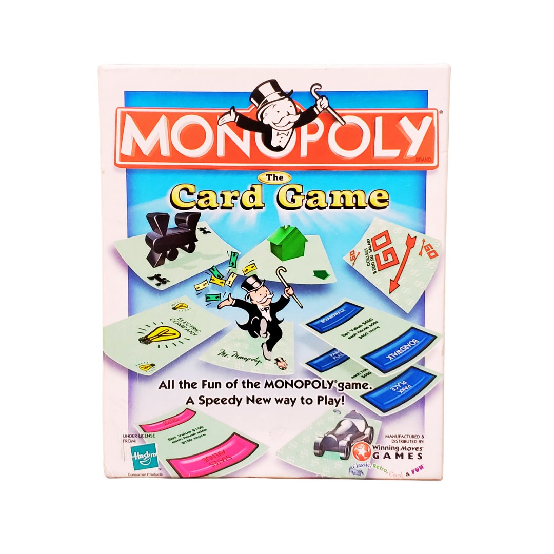 2000s Monopoly the Card Game, Complete With Instructions, Great Shape, by Winning Moves Games ...